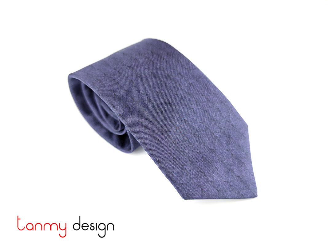 Cà vạt lụa tơ tằm cao cấp Bamboo xanh đậm